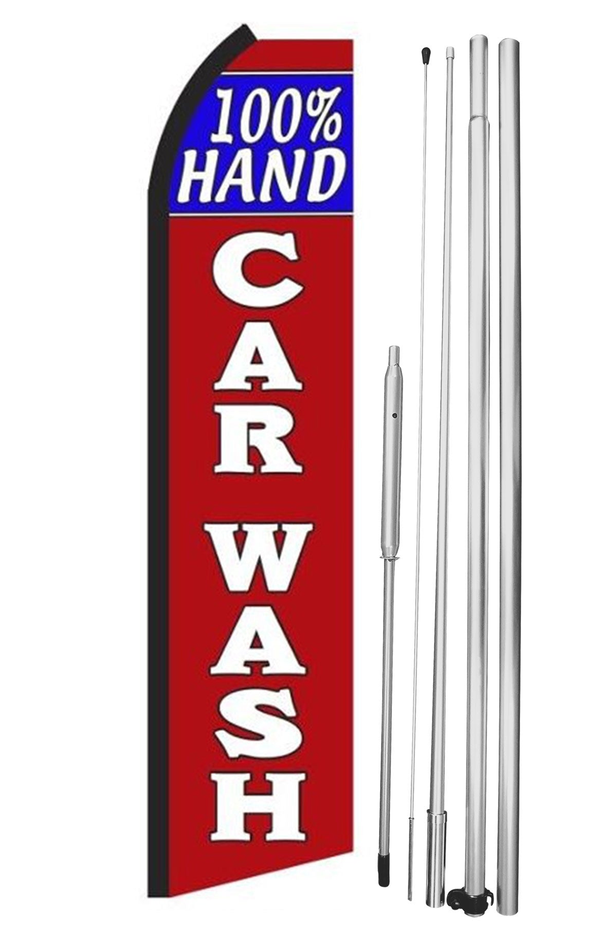 100%-Hand Carwash – Speedy Flags