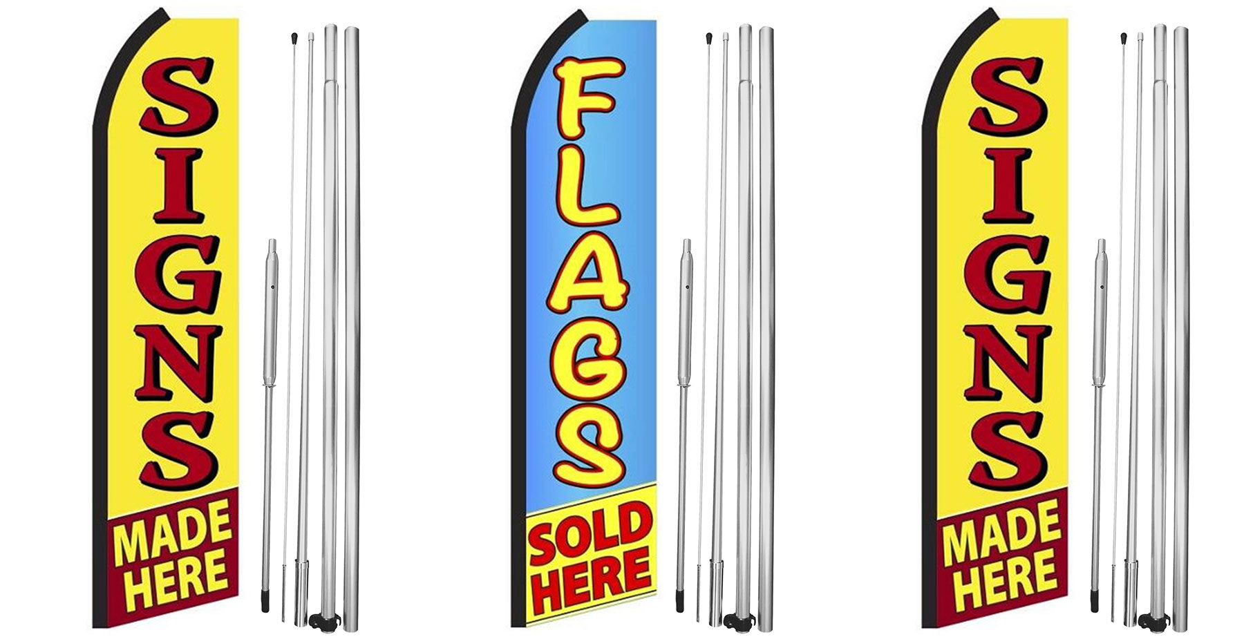 Signs Made Here, Flags Sold Here, Signs Made Here – Speedy Flags