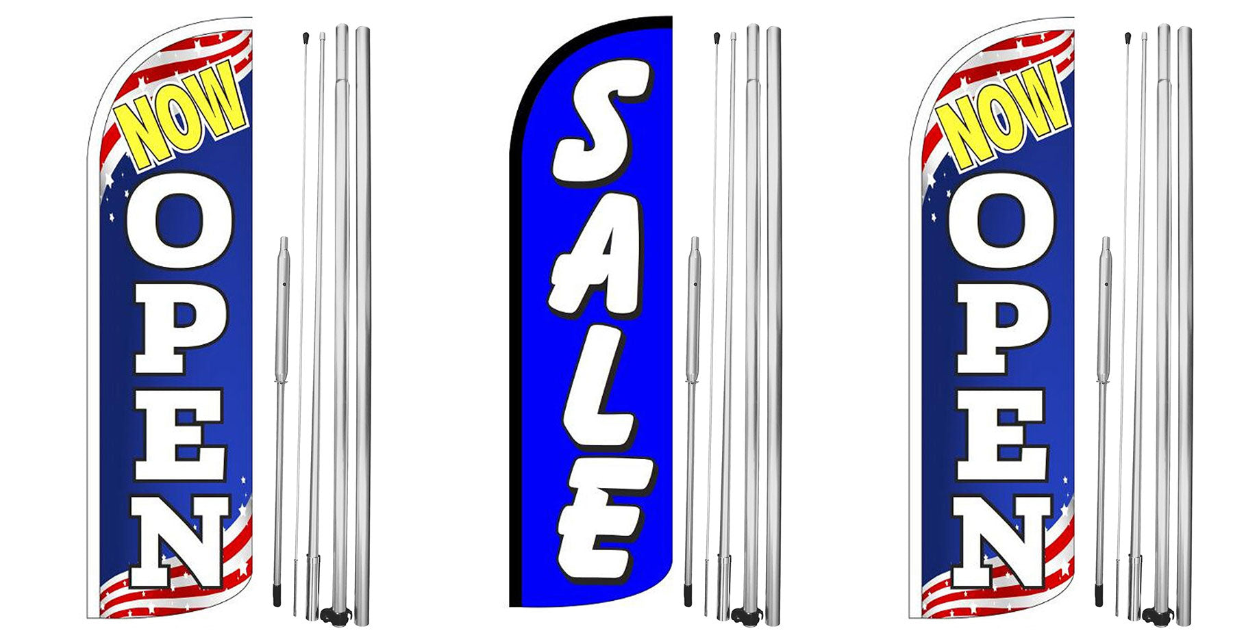 Now Open, Sale, Now Open – Speedy Flags