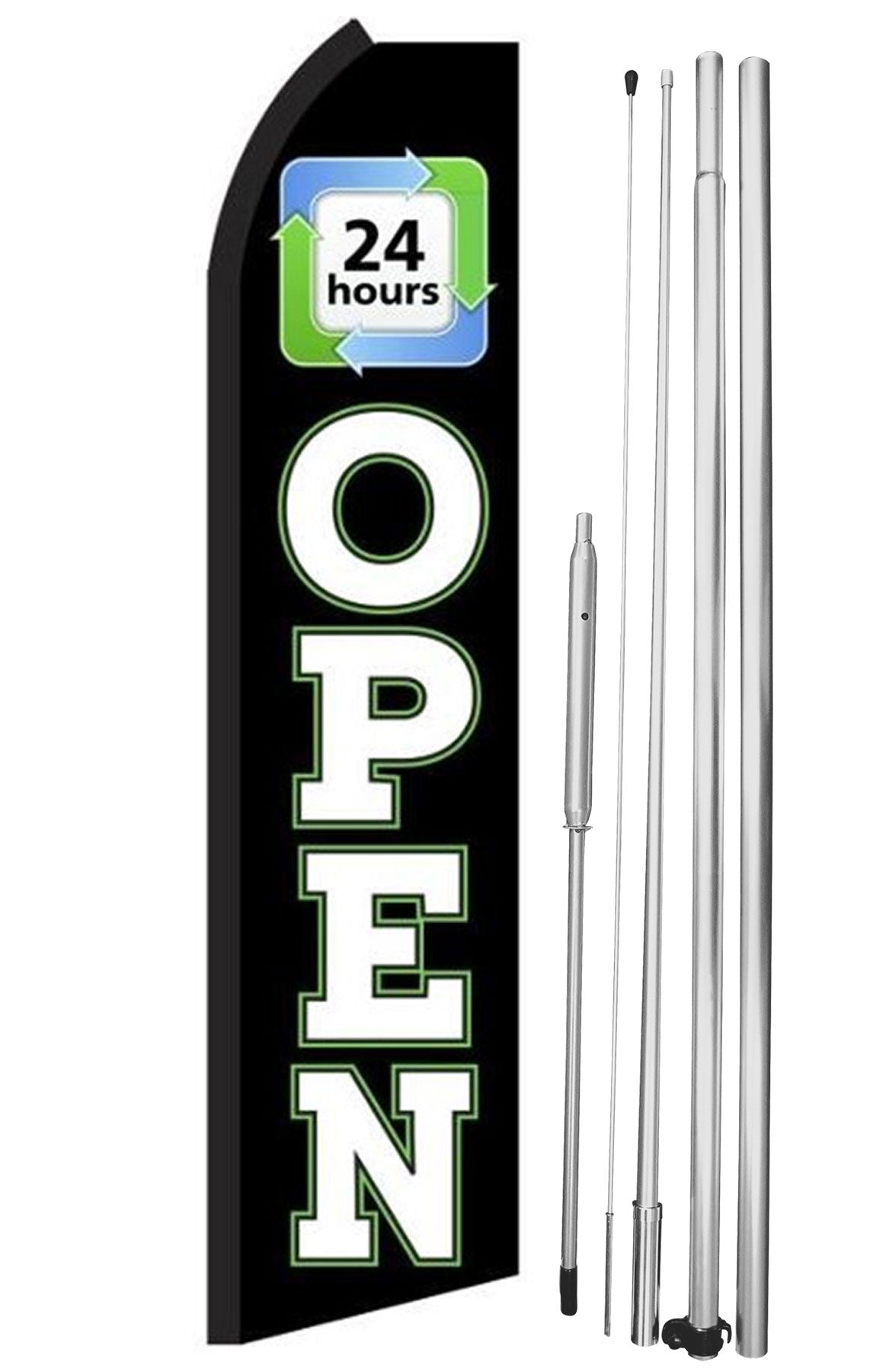 24 Hours Open – Speedy Flags