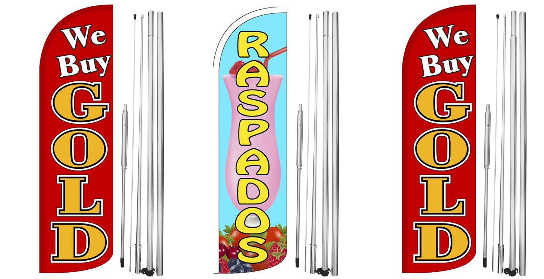 We Buy Gold, Raspados, We Buy Gold – Speedy Flags