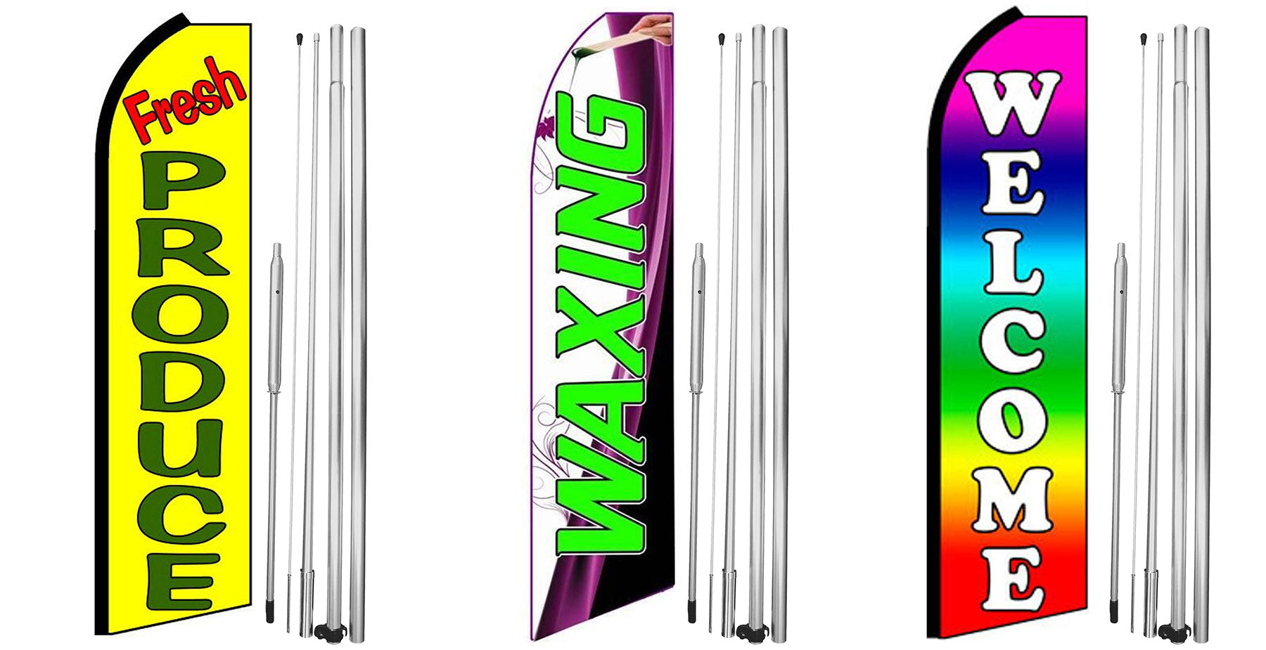 Fresh Produce,Waxing,Welcome – Speedy Flags