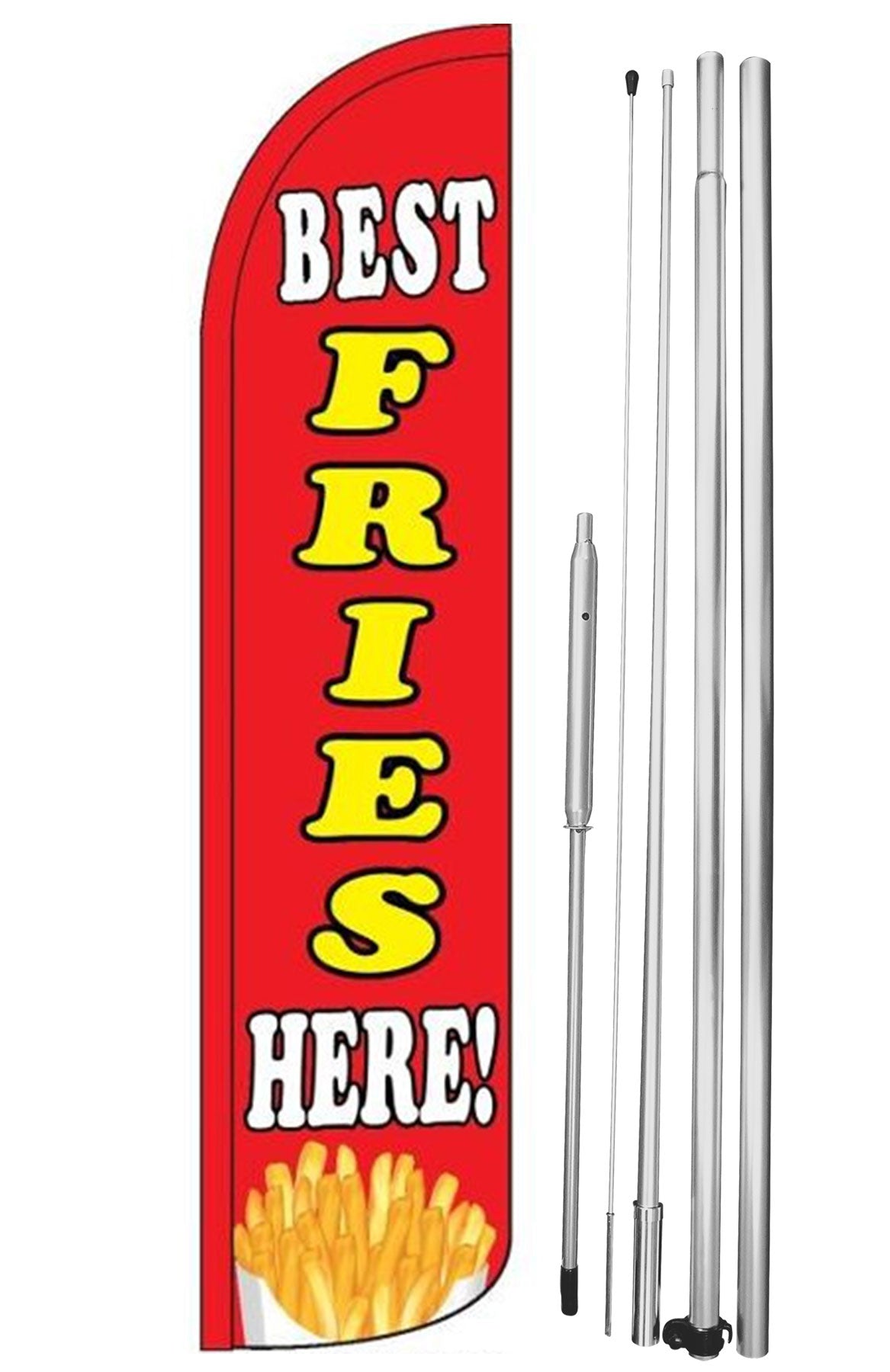 BEST FRIES HERE – Speedy Flags