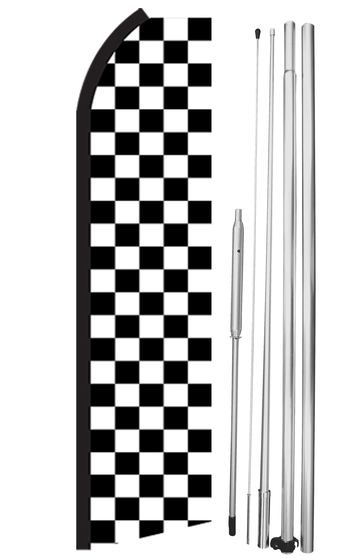 Black & White Checkered – Speedy Flags