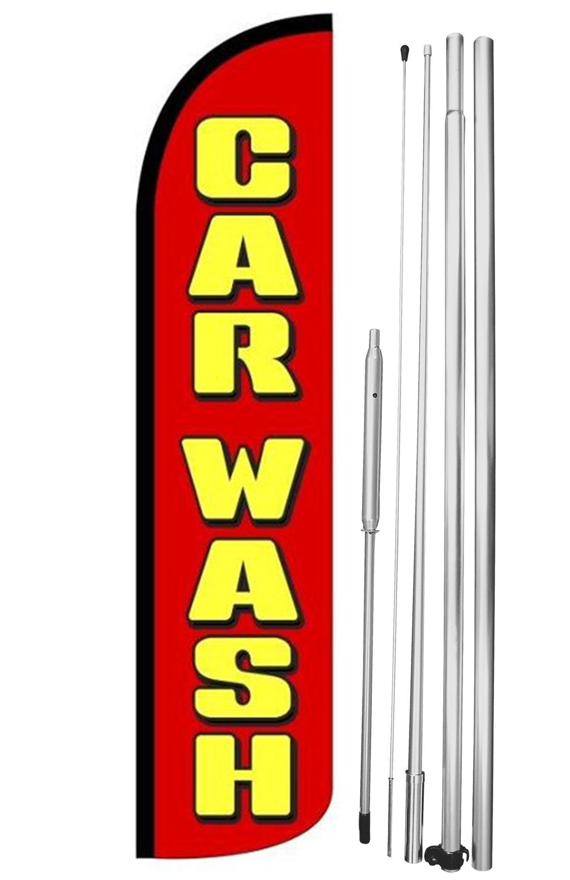 CAR WASH (RED/YELLOW) – Speedy Flags