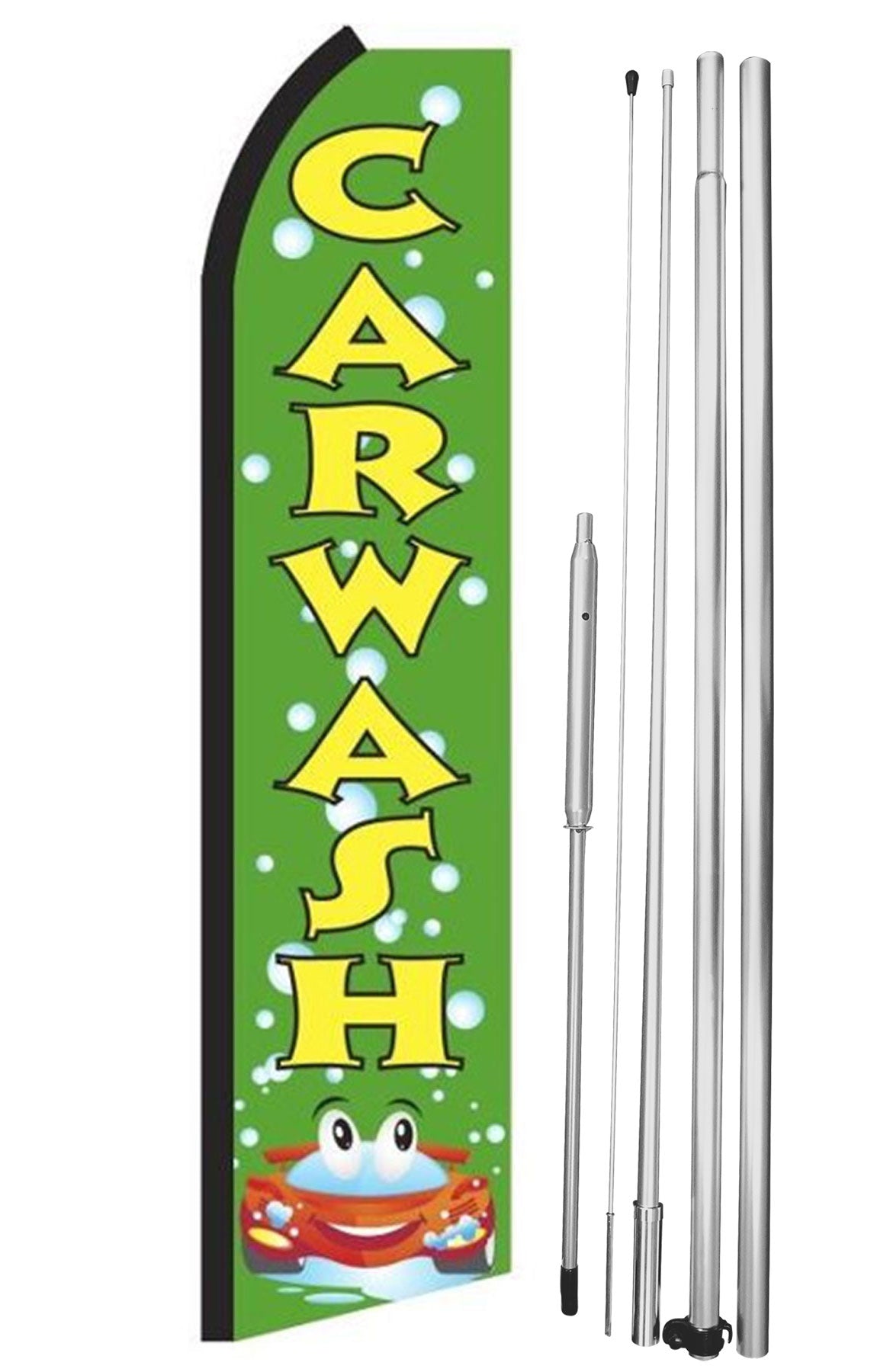 Car Wash (green) – Speedy Flags
