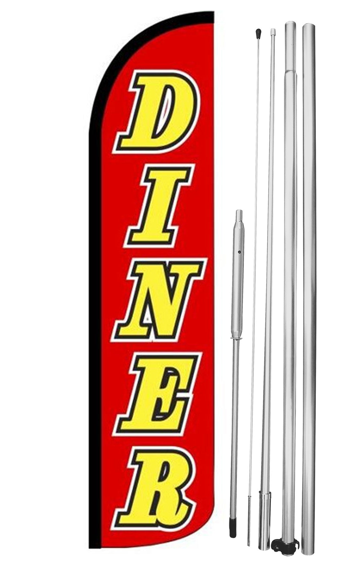 DINER (RED/YELLOW) – Speedy Flags