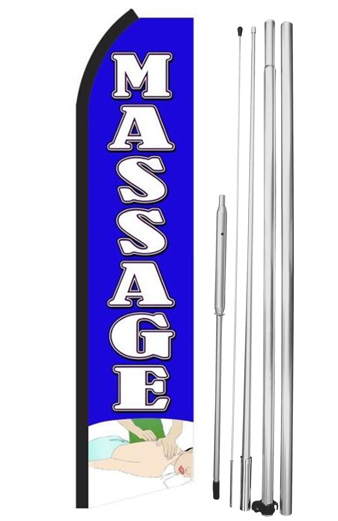 Massage (blue) – Speedy Flags