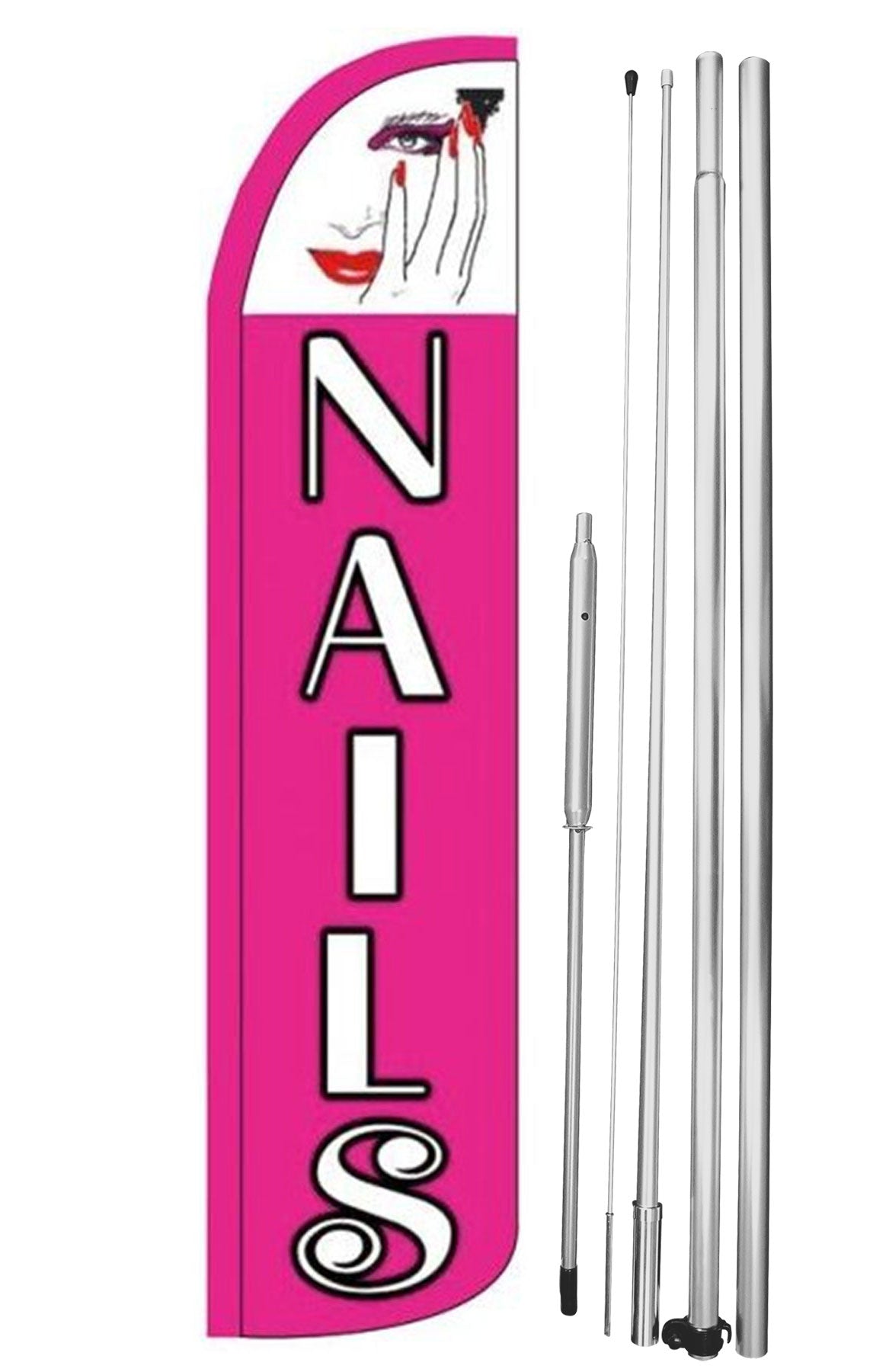 NAILS (PINK) – Speedy Flags