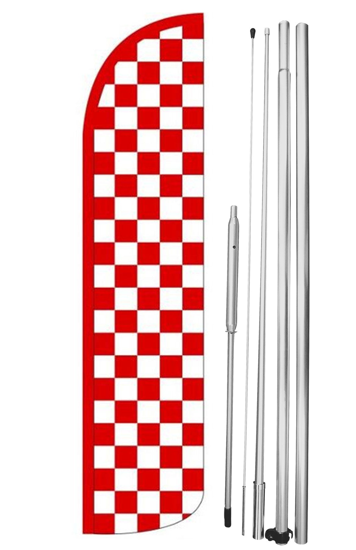 RED & BLACK CHECKERED – Speedy Flags