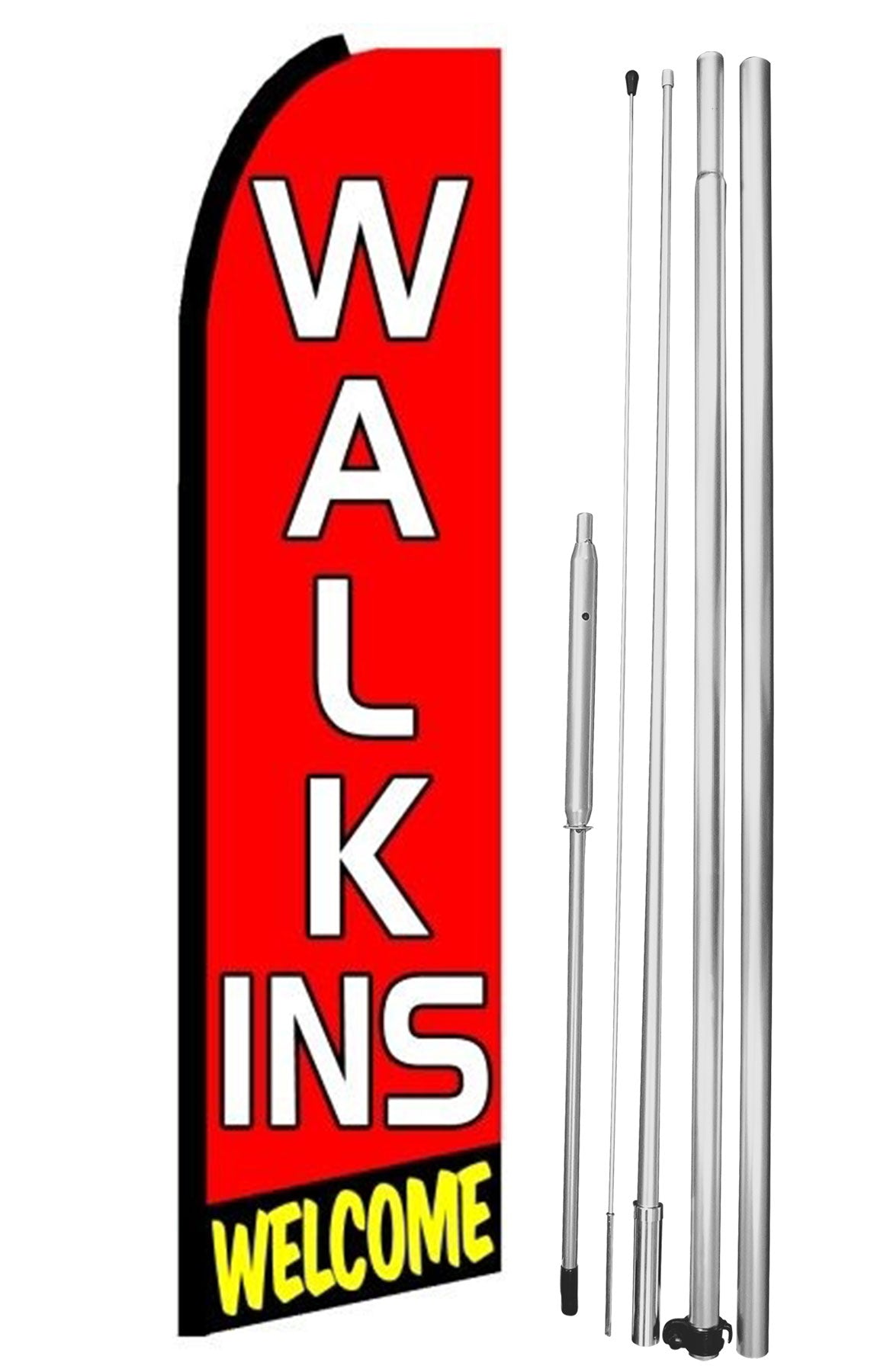 Walk Ins Welcome – Speedy Flags