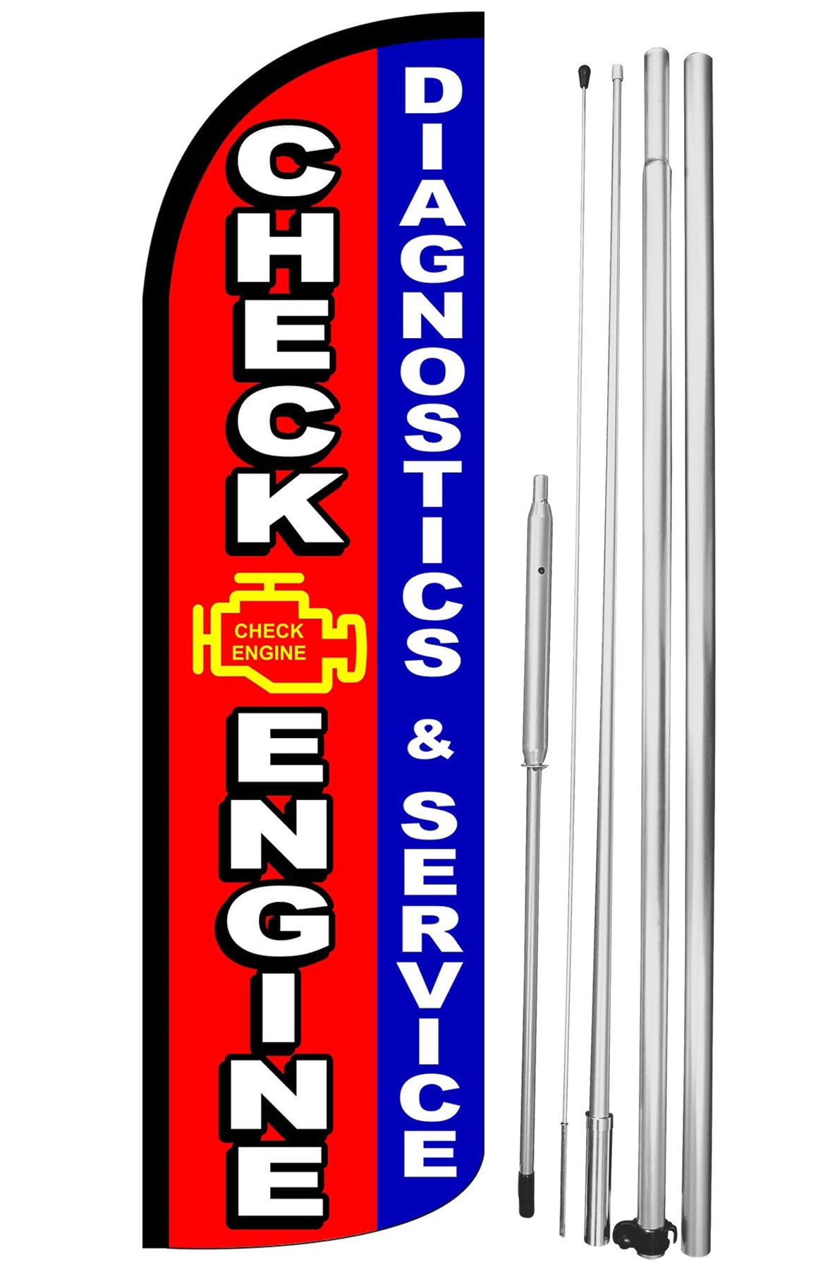 CHECK ENGINE – Speedy Flags