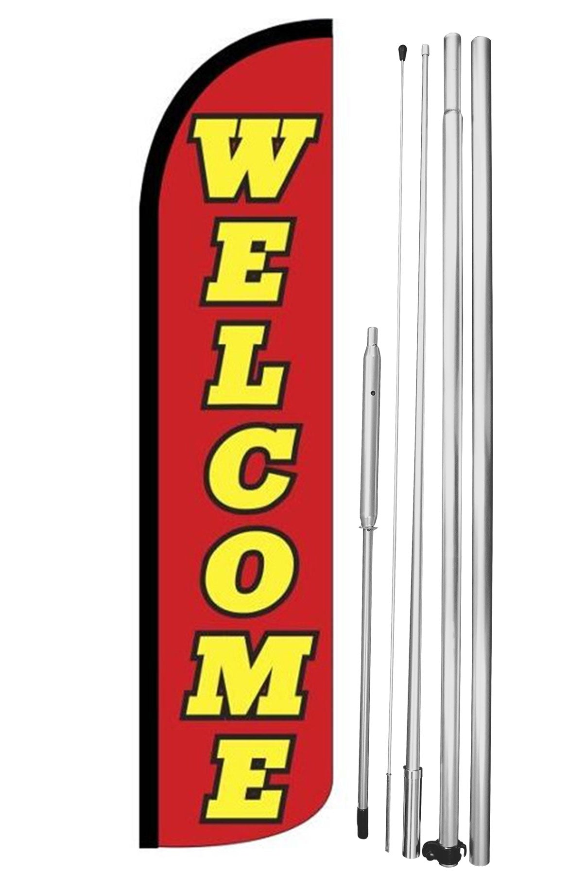 WELCOME (RED & YELLOW) – Speedy Flags