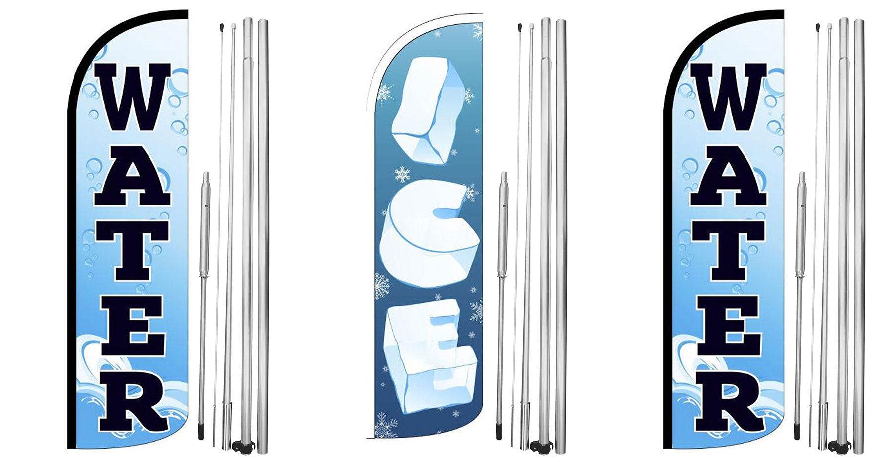 WATER,ICE,WATER – Speedy Flags