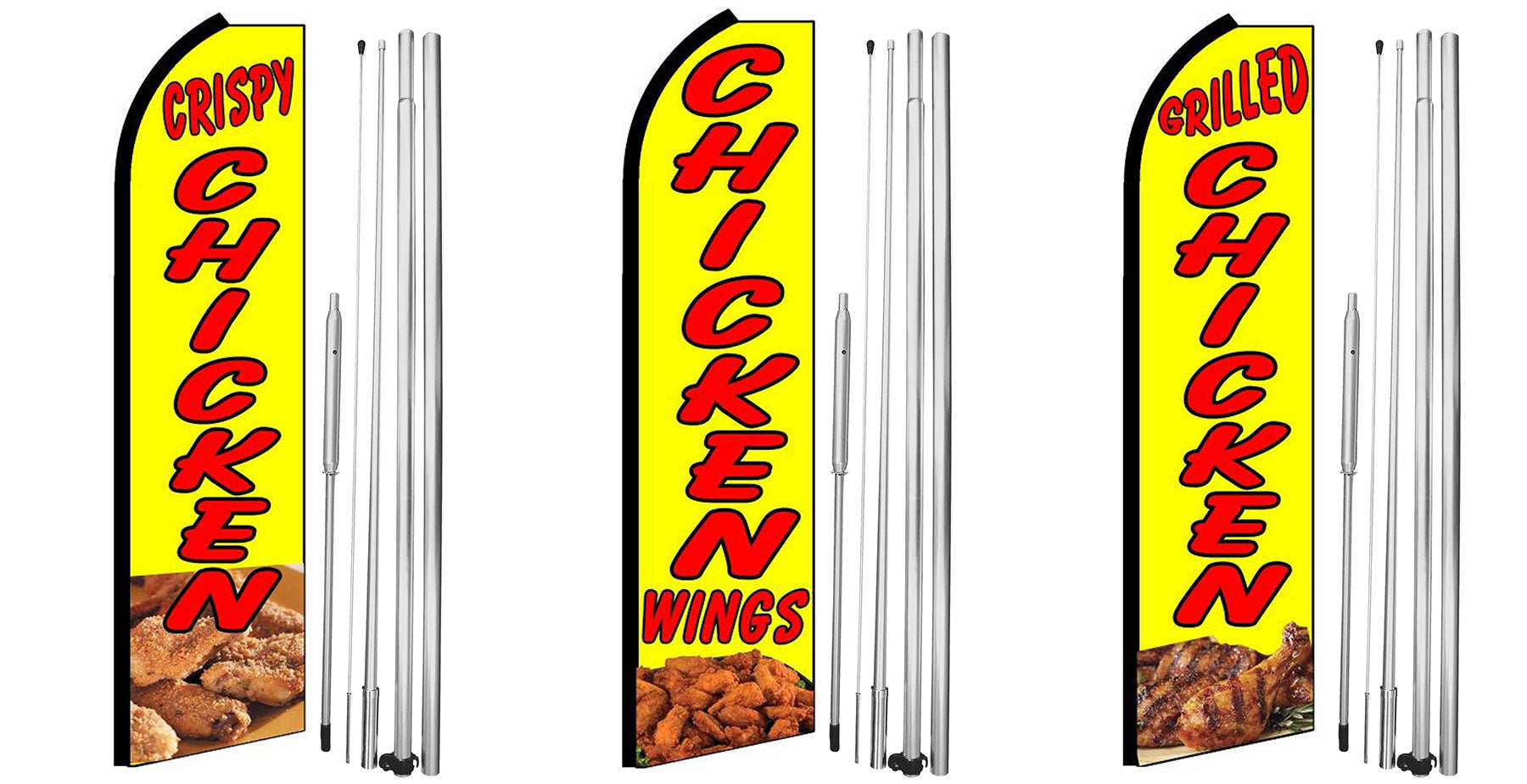 Crispy Chicken,Chicken Wings, Grilled Chicken – Speedy Flags