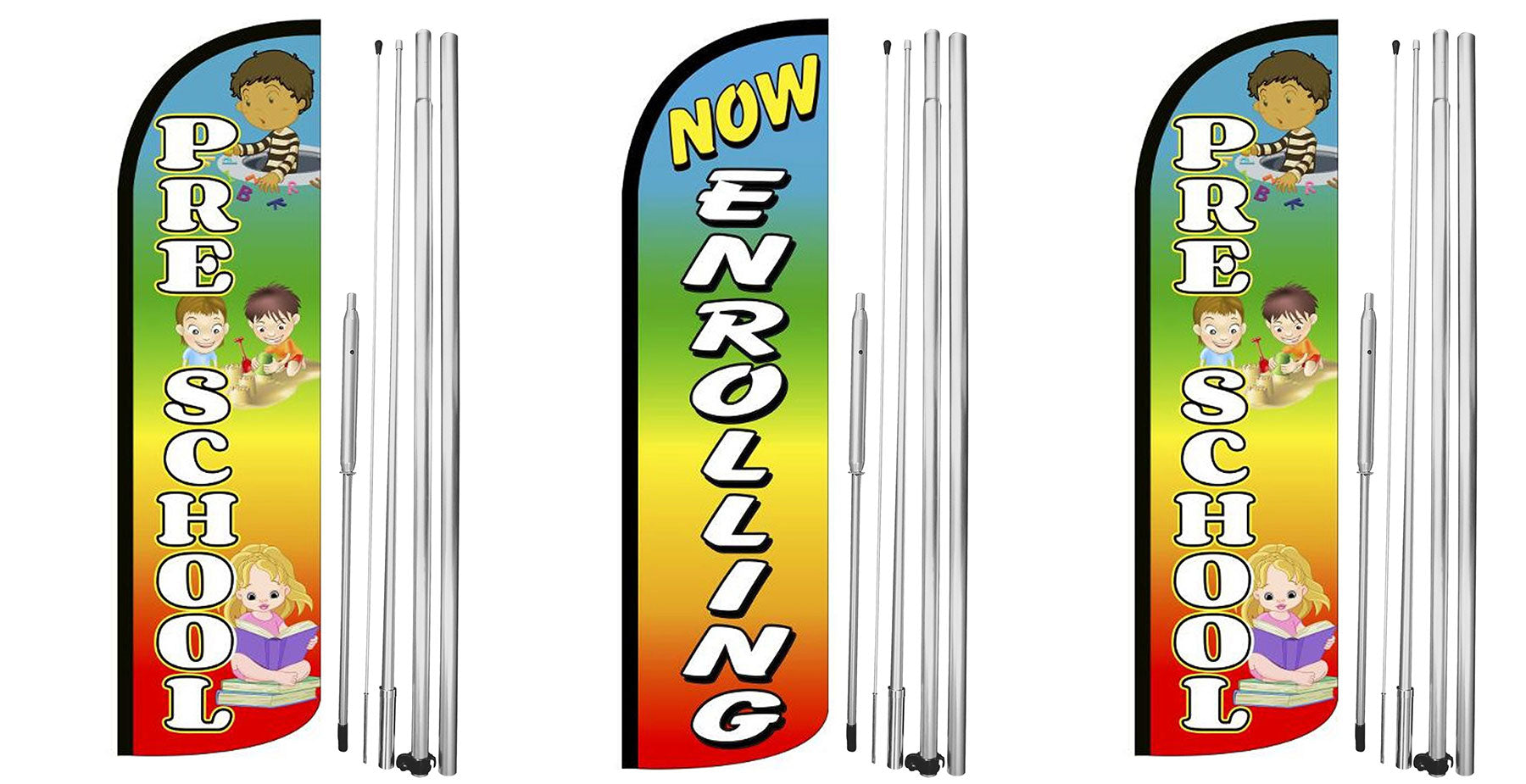 Pre School, Now Enrolling, Pre School – Speedy Flags