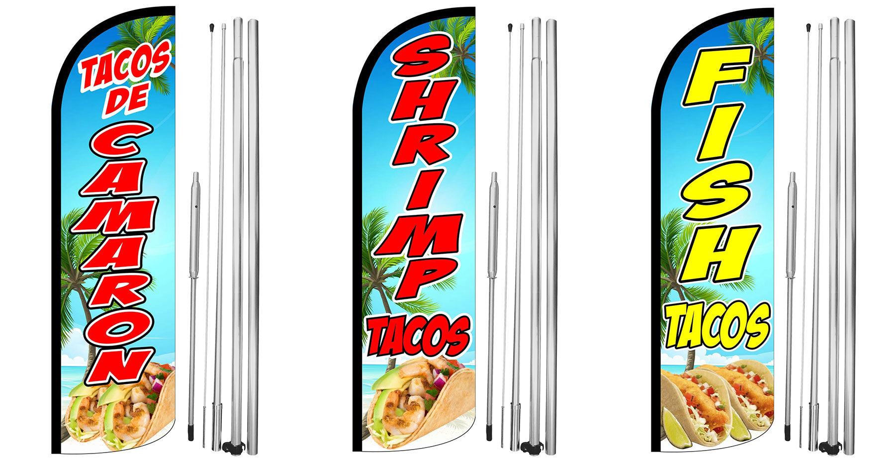 Tasco De Camaron,Shrimp Tacos,Fish Tacos – Speedy Flags