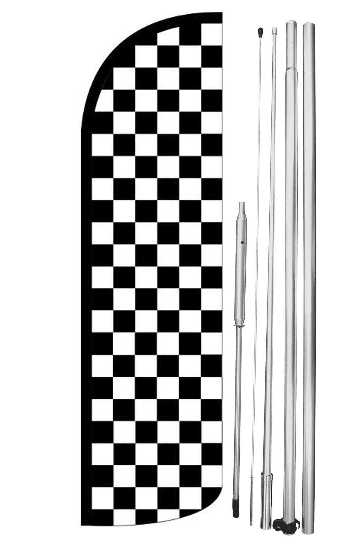 Black & White Checkered – Speedy Flags