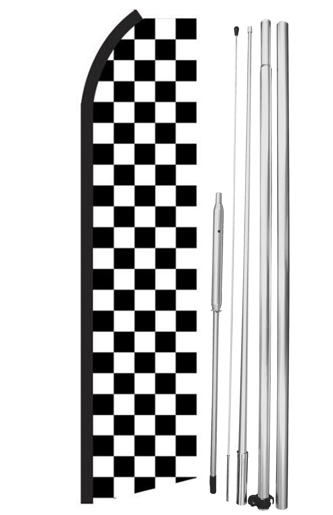 Black & White Checkered – Speedy Flags