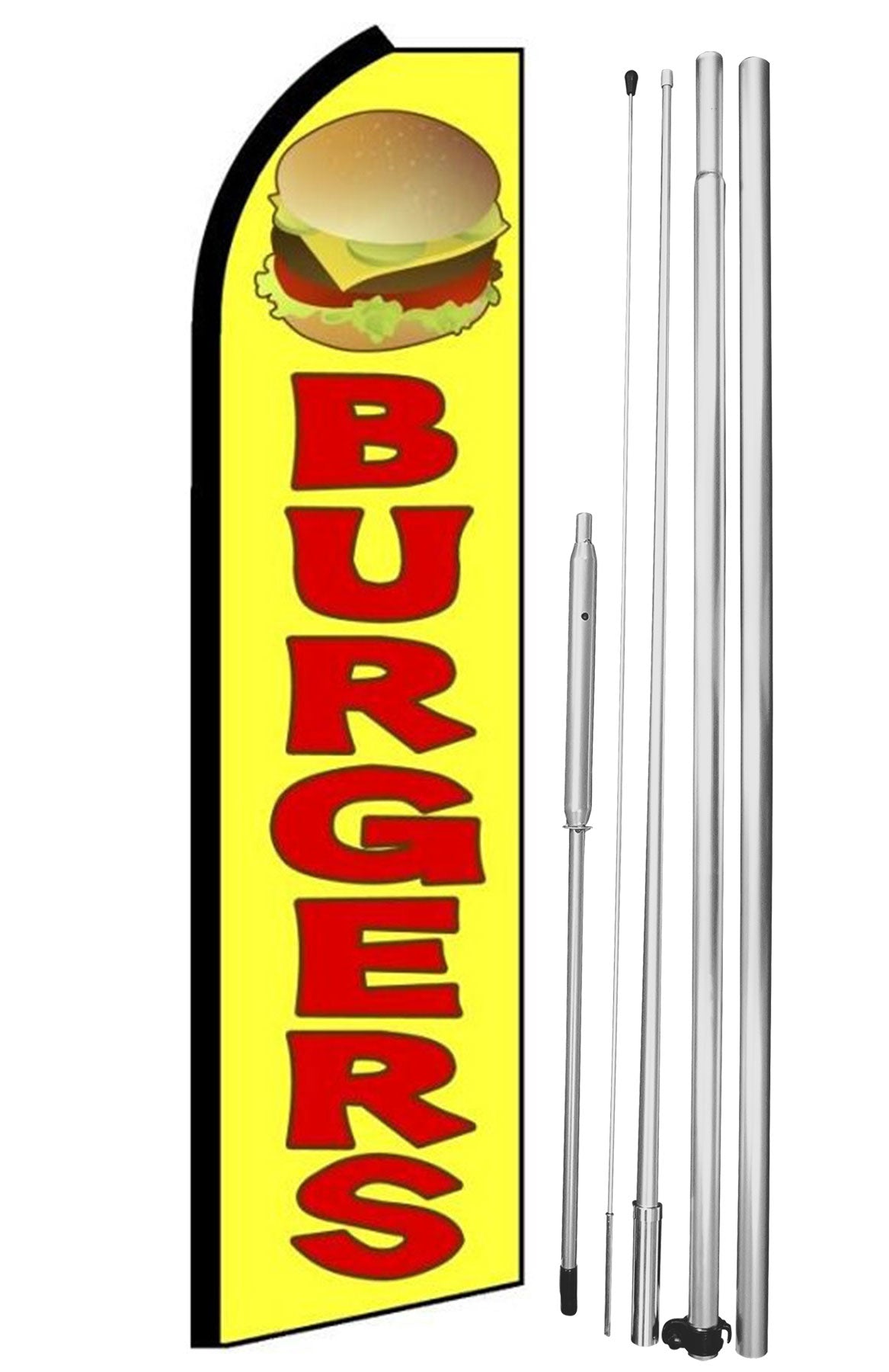 Burger (yellow) – Speedy Flags