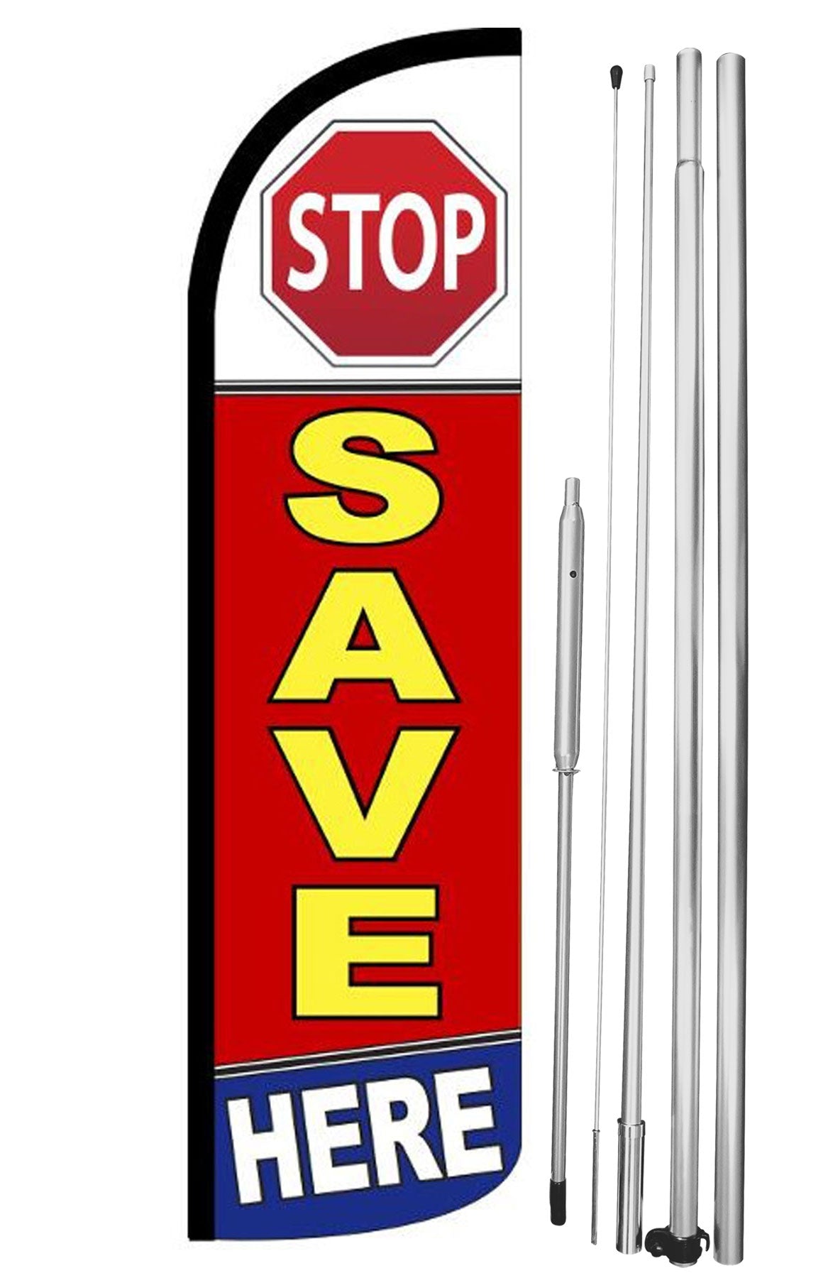 Stop Save Here – Speedy Flags