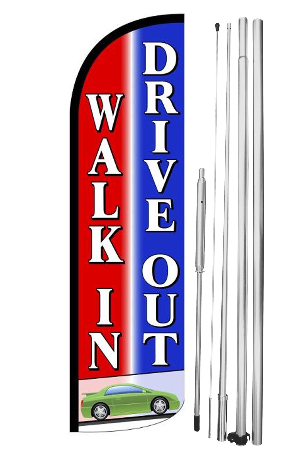 Walk In Drive Out – Speedy Flags