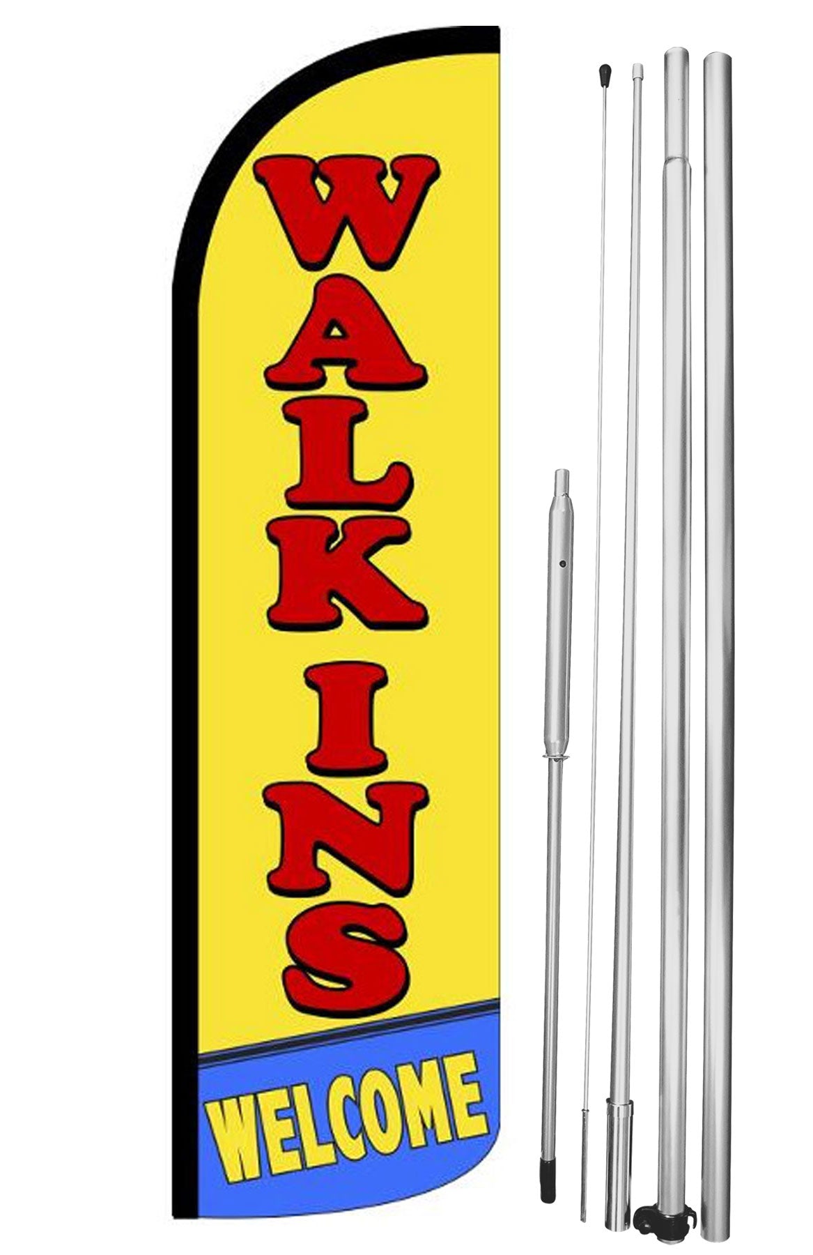 Walk Ins Welcome – Speedy Flags